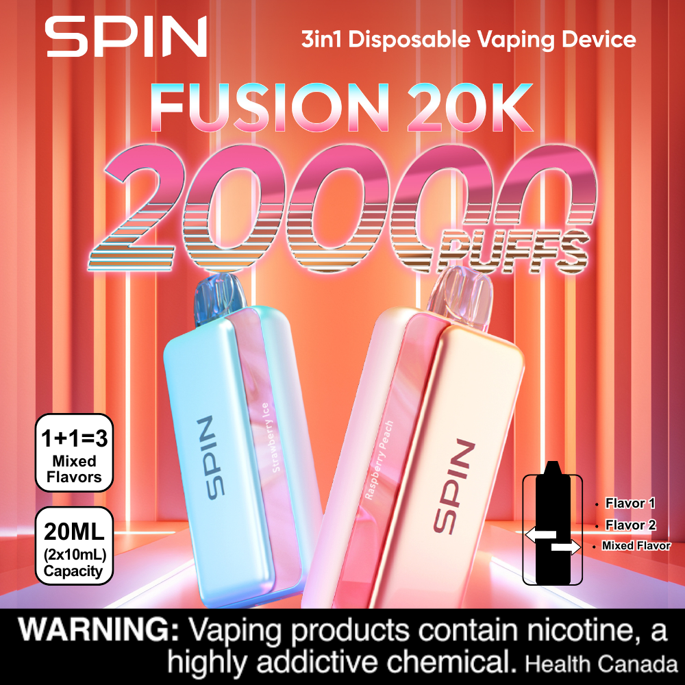Introducing Spin Fusion 20K: Unparalleled 3-in-1 Flavor Experience ...
