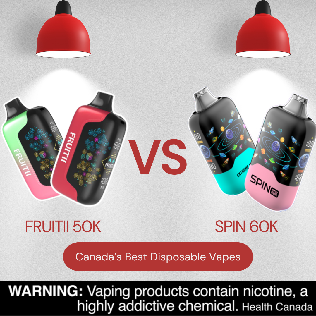 SPIN 60K vs Fruitii 50K – Canada’s Best Disposable Vapes | Vape Kingdom