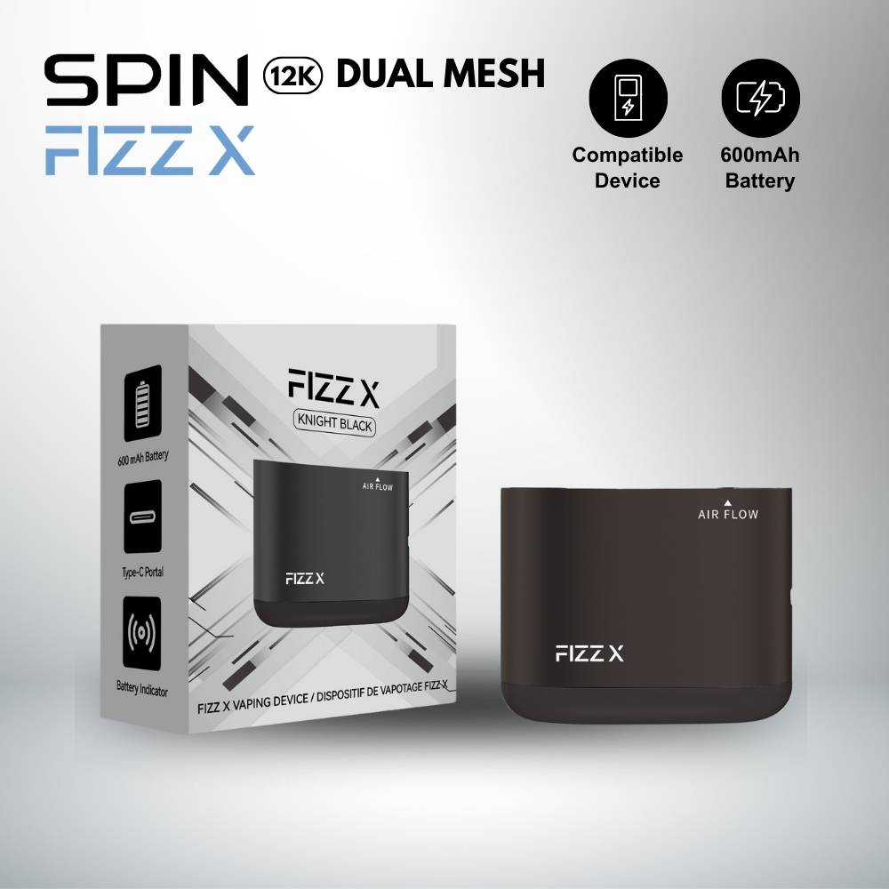 Spin Fizz X Device & Battery – Vape Kingdom