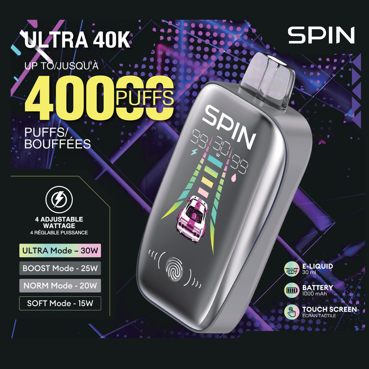 SPIN Ultra 40K – Vape Kingdom