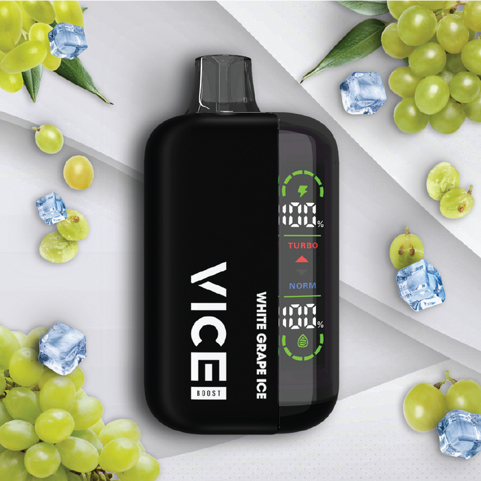 VICE BOOST 9000 White Grape Ice - Vape Kingdom