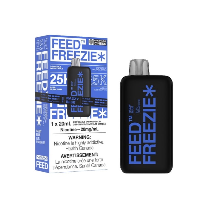 FEED Freezie 25K (25000) Disposable Razzy Blue - Vape Kingdom