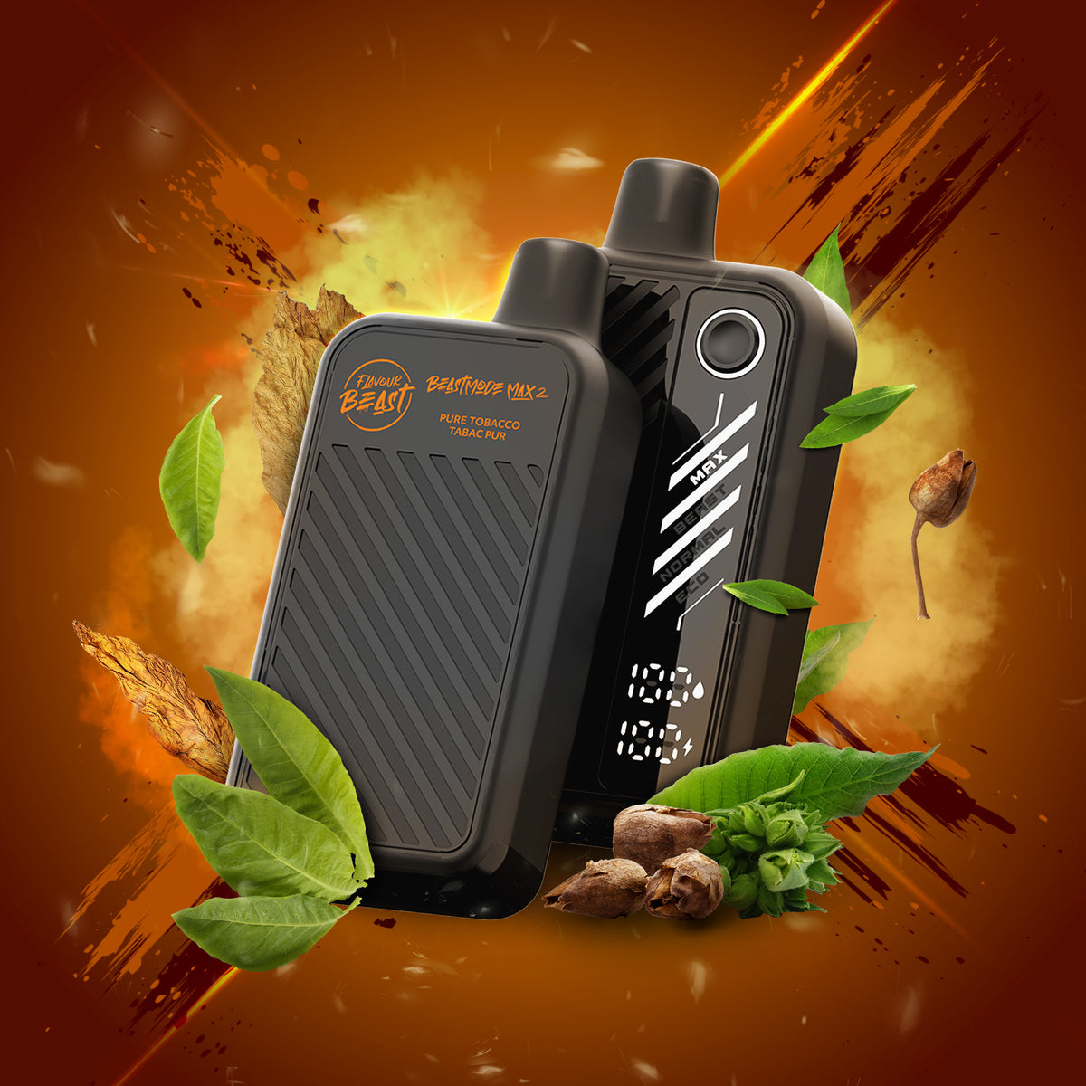 Flavour Beast Max 2 50K : Pure Tobacco - Vape Kingdom