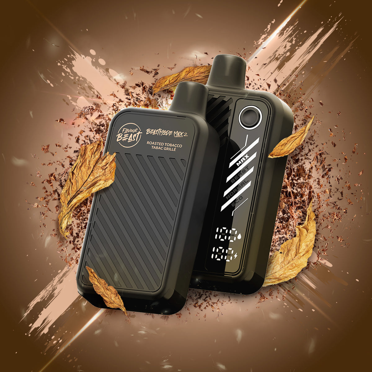 Flavour Beast Max 2 50K : Roasted Tobacco - Vape Kingdom