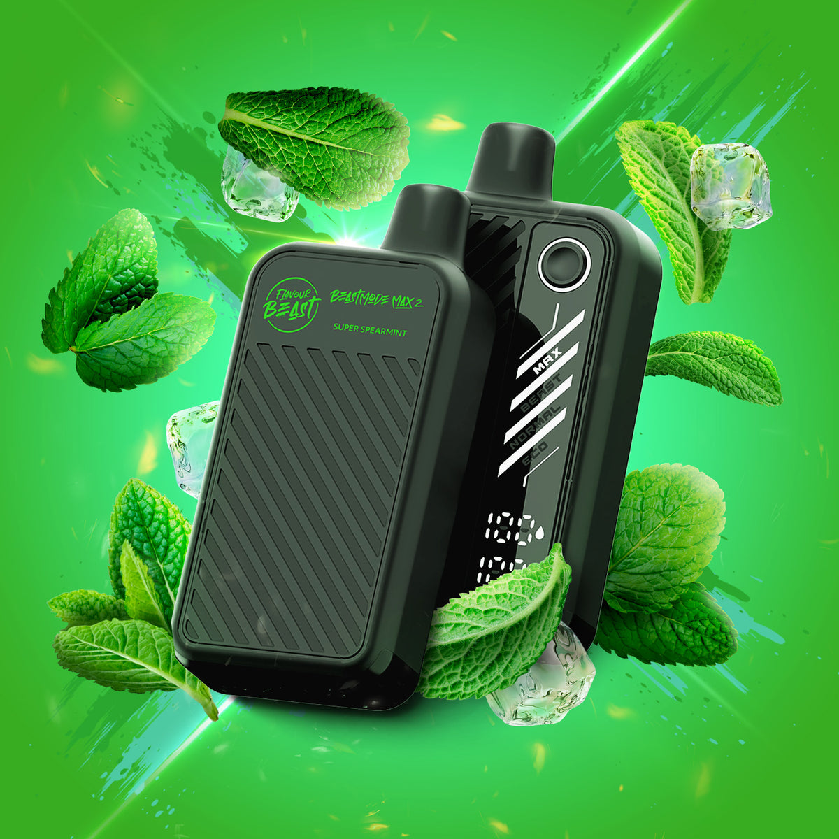 Flavour Beast Max 2 50K: Super Spearmint - Vape Kingdom