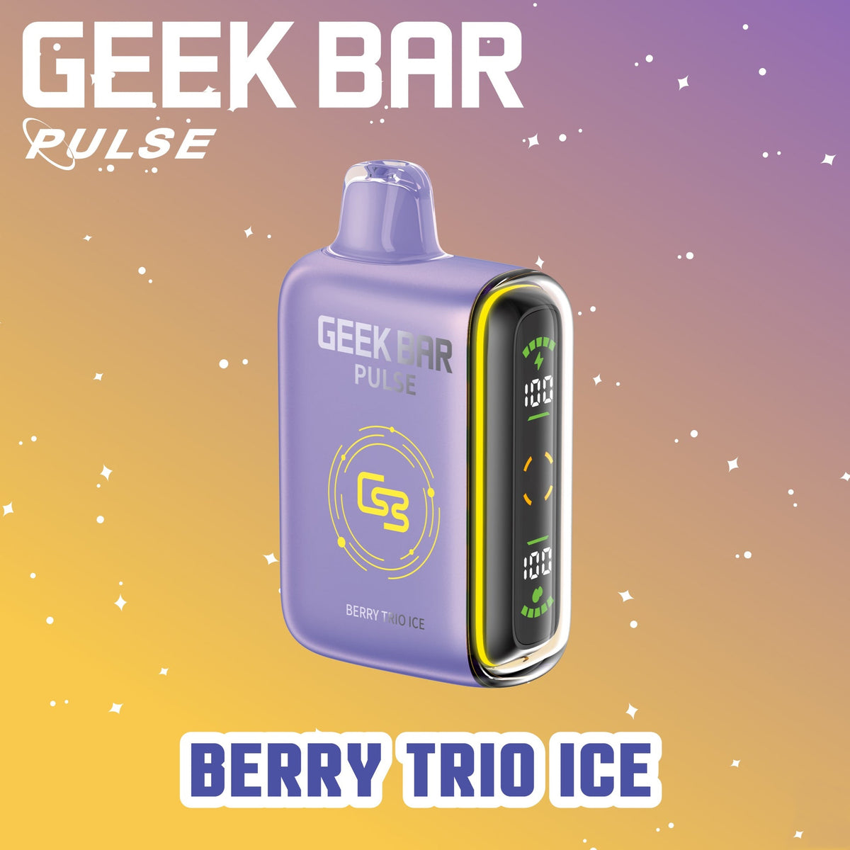 GEEK BAR PULSE 9000 Disposable Berry Trio Ice - Vape Kingdom